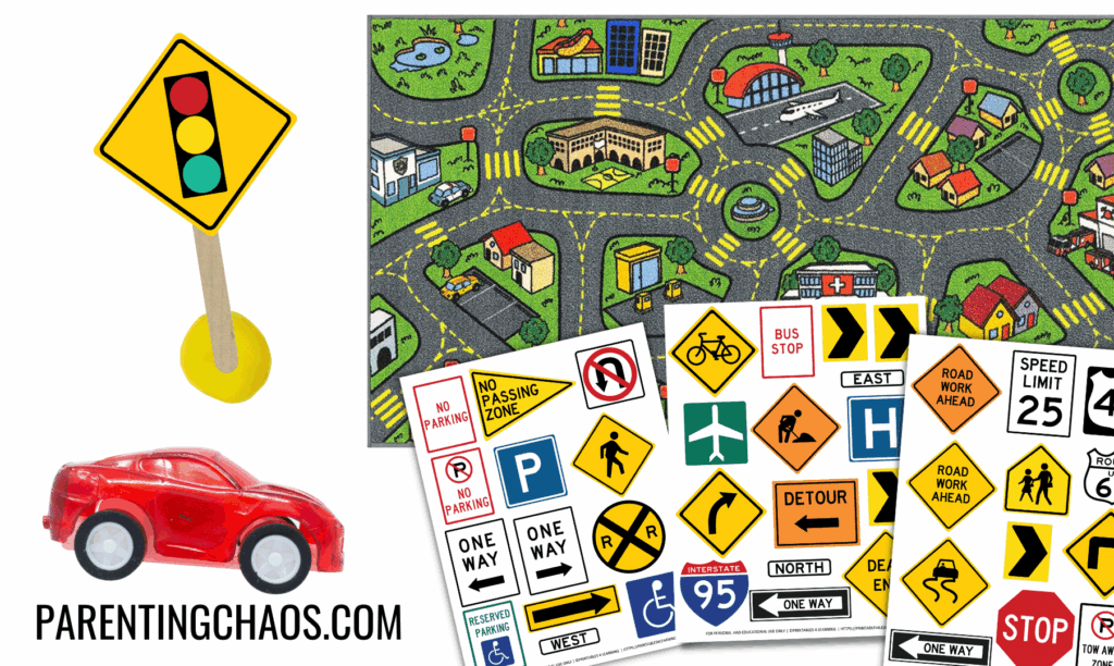 Preschool Traffic Signs Printable Road Work - Printable Worksheets Template