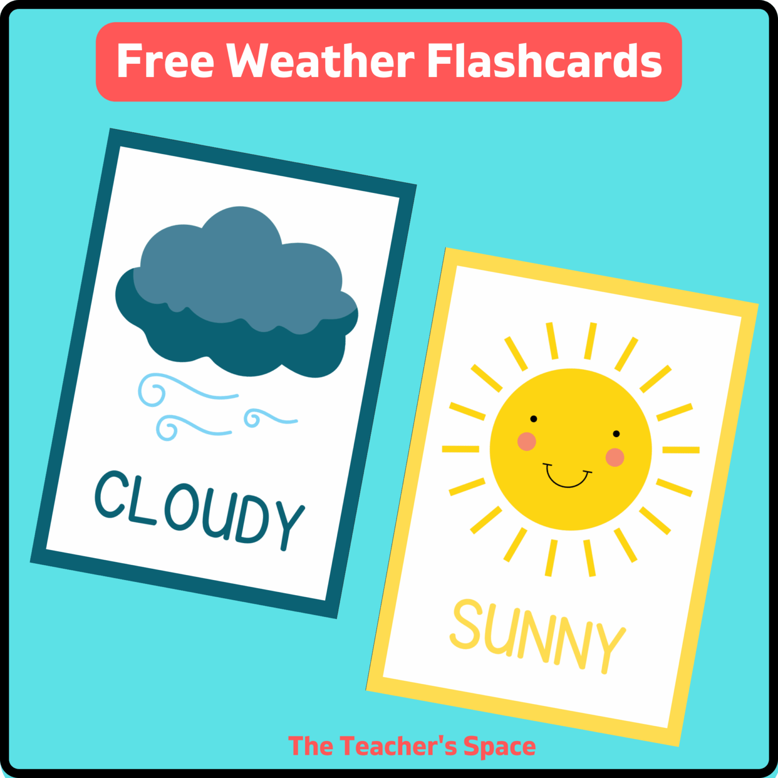 Preschool Weather Flashcards Printable - Printable Worksheets Template