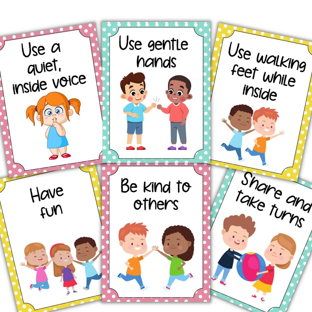 Preschool Classroom Rules Printables - Free Printable Worksheets